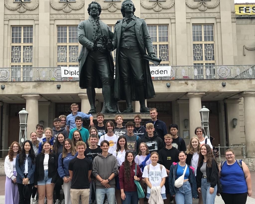 Auf Goethes und Schillers Spuren: Weimarfahrt der Q12